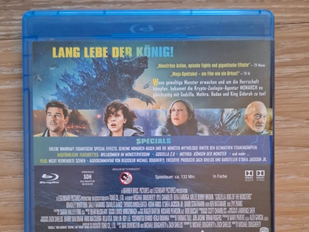 Blu-Ray-Disc: Godzilla Teil 1 (2014) und 2 (2019) - Monster (Gebraucht ...