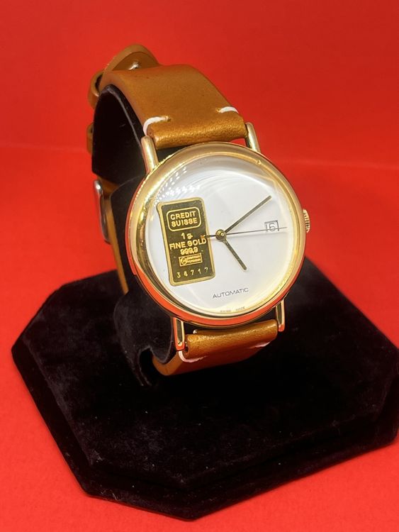 Swiss Automatic – 1g Fine Gold Barren – 21 Jewels Läuft (Gebraucht) in ...