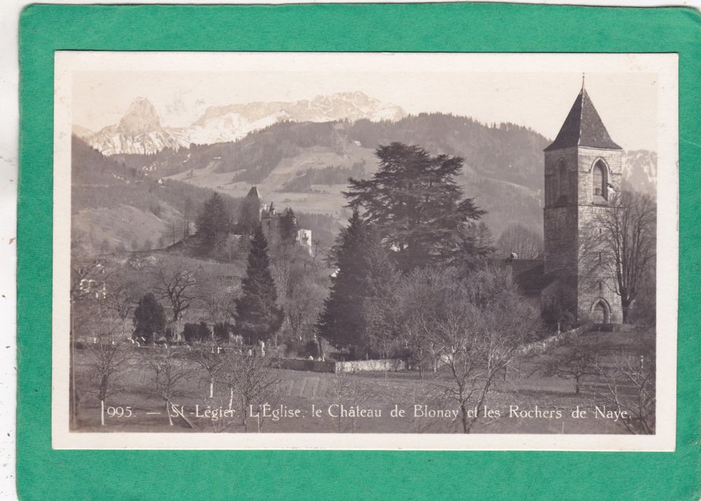 St. Légier Eglise Le Château de Blonay 1931 (Gebraucht) in Herisau für ...