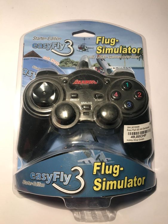 Flugsimulator easy Fly3 & Gamecontroller (Neu und originalverpackt) in ...