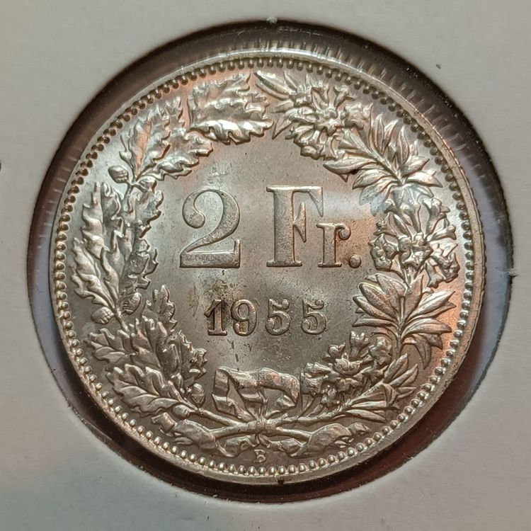 2 Franken 1955 unz-stgl | Kaufen auf Ricardo