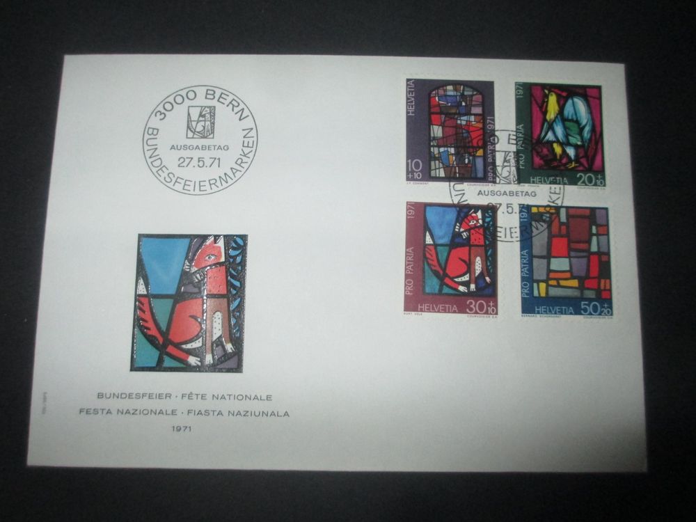 FDC Pro Patria 1971 | Kaufen auf Ricardo