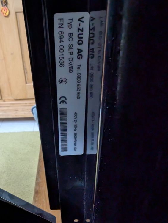 V-Zug Backofen Combair SLP + Combi-Steam SL (Gebraucht) in Gutenswil ...