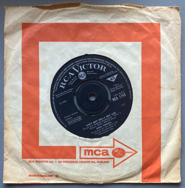 NINA SIMONE - AIN'T GOT NO - I GOT LIFE / DO WHAT YOU GOTTA | Kaufen ...