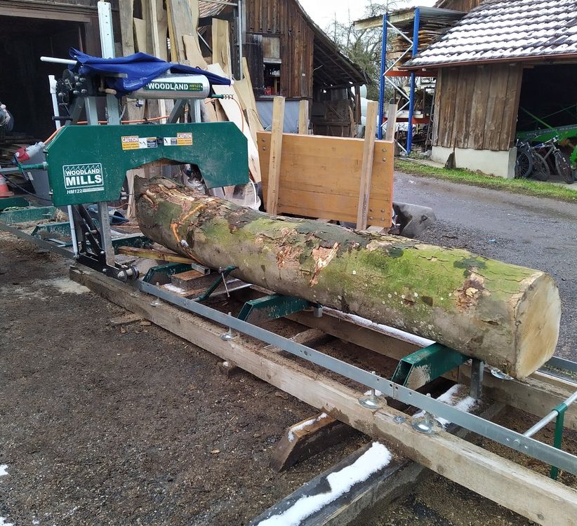 Mobile Bandsäge mit Elektromotor 4 kw (Gebraucht) in Kastanienbaum für ...