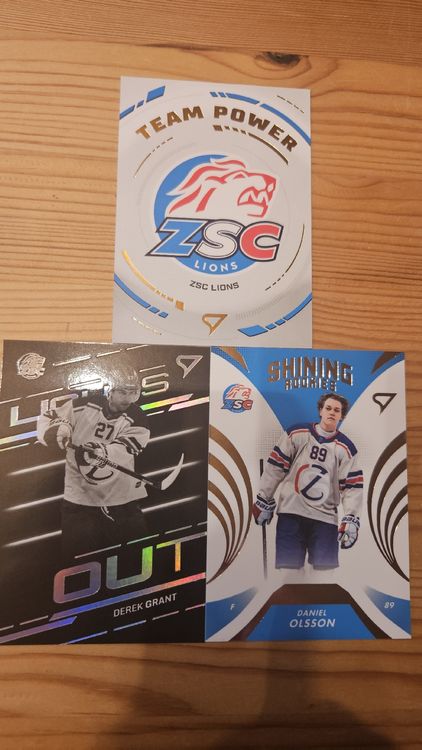 GRANT,OLSSON,ZSC LIONS,SERIE 2,SPORTZOO,ROOKIE,LIGHTS OUT (Neu (gemäss ...