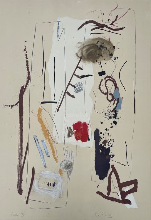 Hans Albert Falk (1918-2002) grosse Mischtechnik | Kaufen auf Ricardo