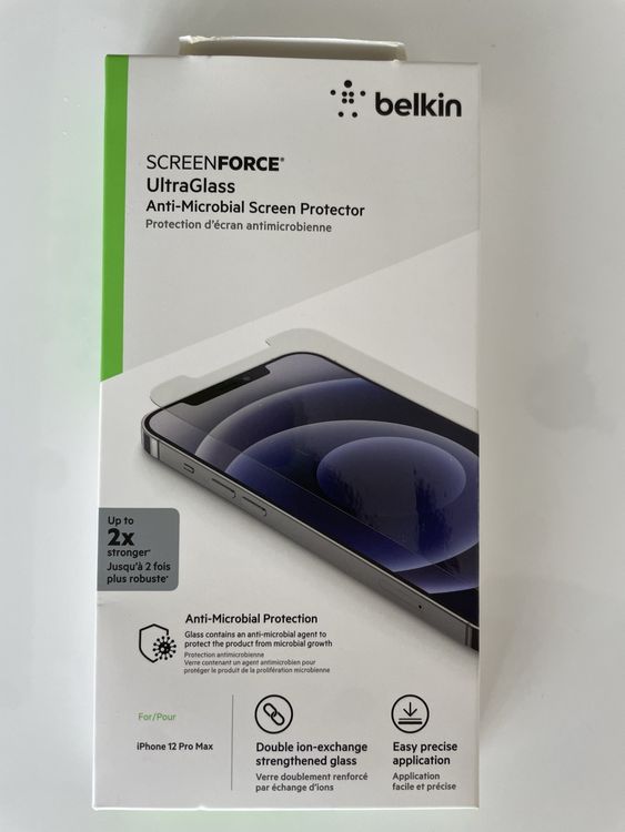 Belkin Ultra Glass iPhone 12 Pro Max (Neu und originalverpackt) in ...