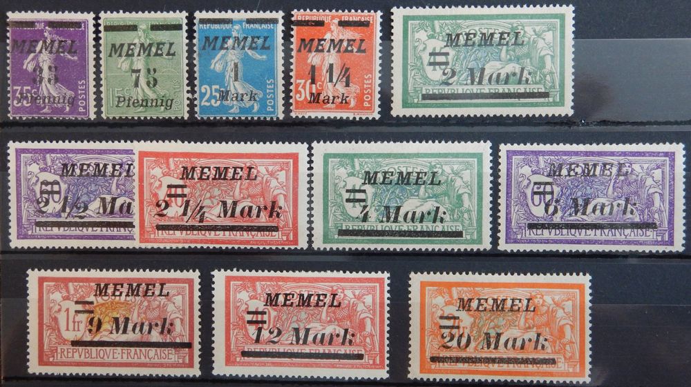 Memel Kat. 84-95 * 1922 | Kaufen auf Ricardo