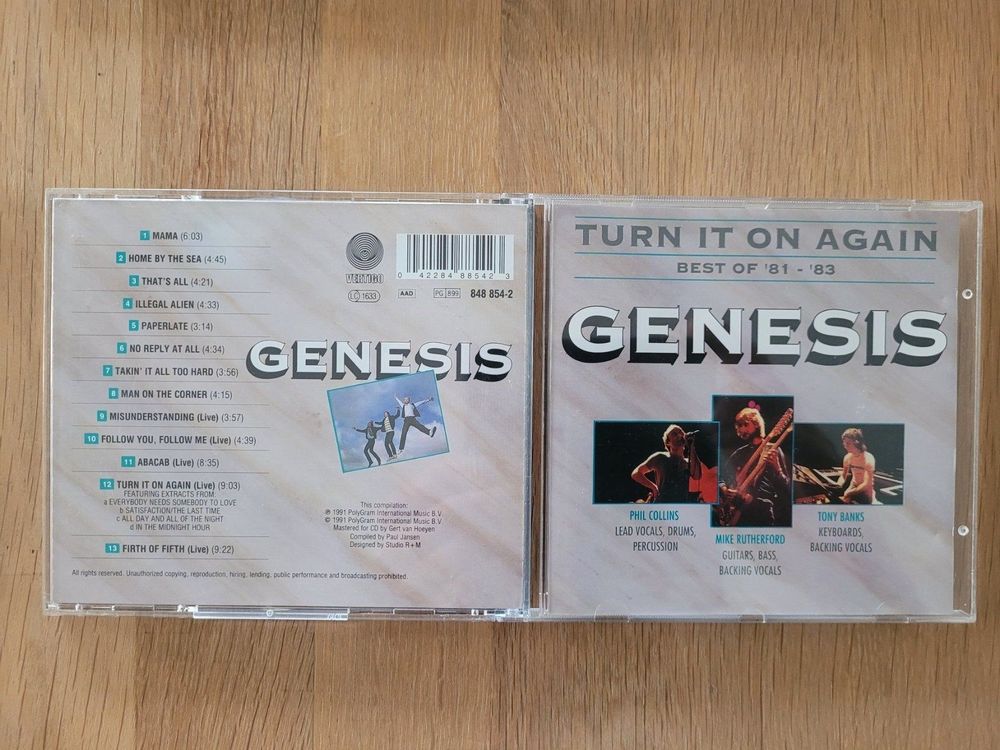 CD Genesis - Turn It On Again - Best Of 81-83, 1991 (Gebraucht) in ...