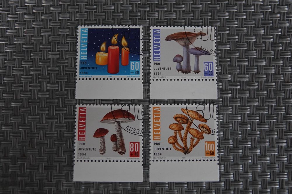 Pro Juventute "Weihnachtsmarke, Pilze" 1994 ET-Stempel (Neu (gemäss Beschreibung)) in Goldau für ...