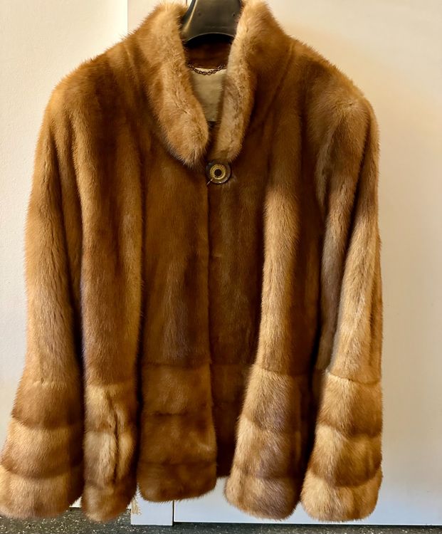Superbe veste d’hiver véritable vison Winterjacke Goldnerz (Gebraucht ...