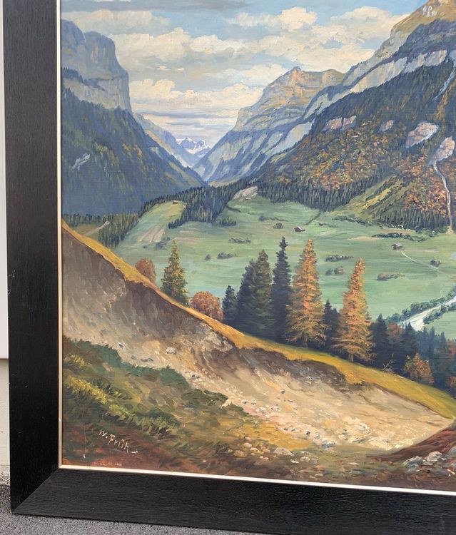 Walter FRÜH (1855-1944) Großes Landschaftsgemälde (Gebraucht) in Root ...