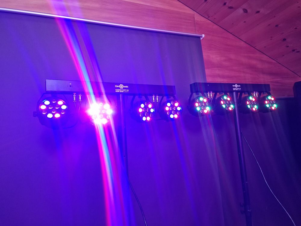 LED Par - Strahler Party Lichtsystem Set mit DMX Mischpult | Kaufen auf ...