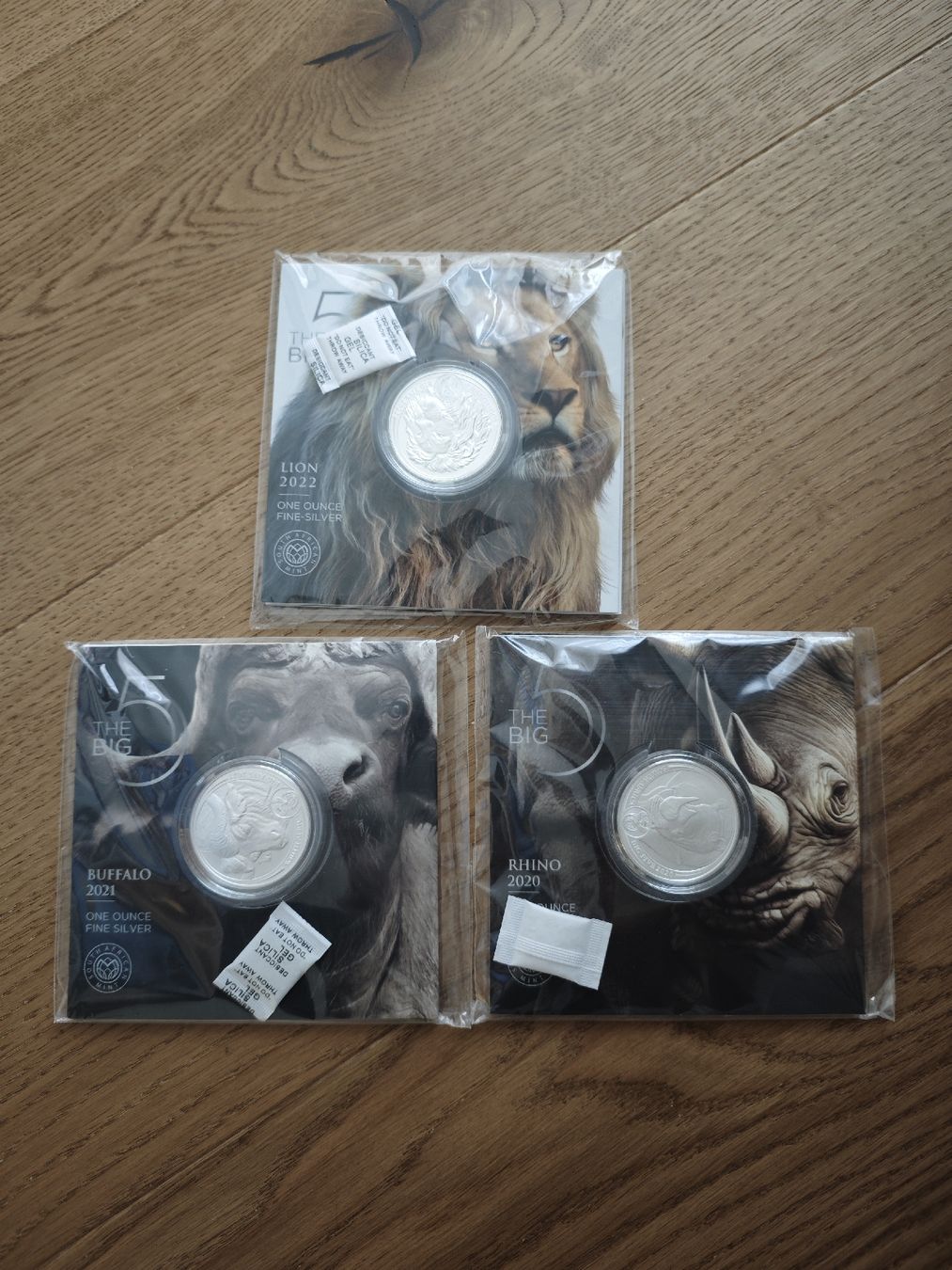 Silbermünzen „Big Five“ – ORIGINAL & ungeöffnet LIMITED (Neu und ...