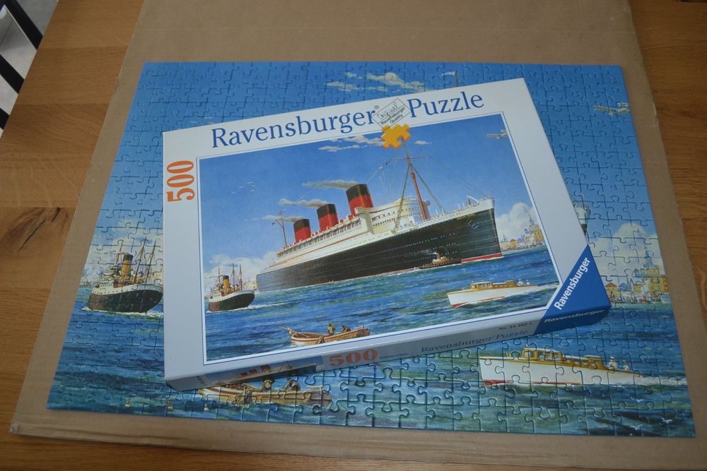 Puzzle 500 Teile - RMS Queen Mary (Gebraucht) in Kölliken für CHF 4 ...