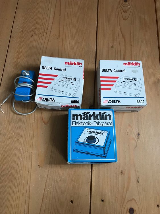 märklin 2 x 6604, delta control, 6699 elekronik fahrgerät. | Kaufen auf ...