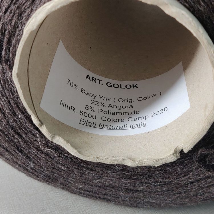 Baby Yak & Angora von Filati Naturali Golok 507g marrone mel (Neu (gemäss Beschreibung)) in ...