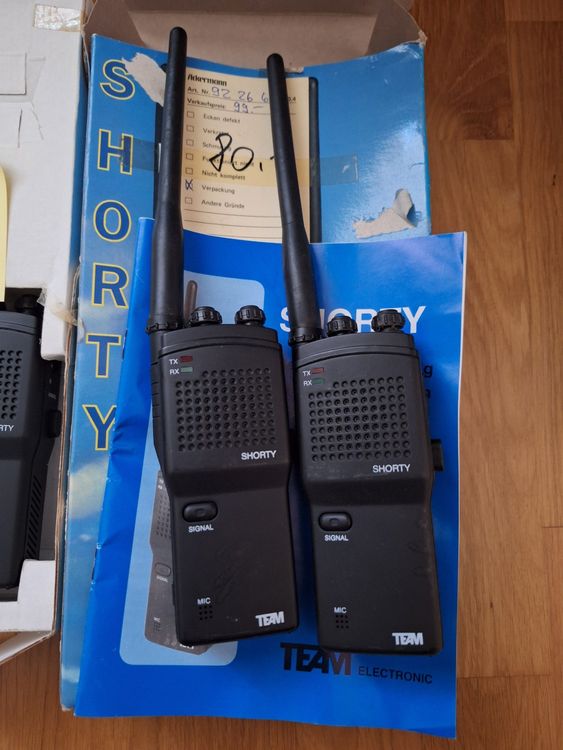 4 SHORTY Walkie Talkies | Kaufen auf Ricardo