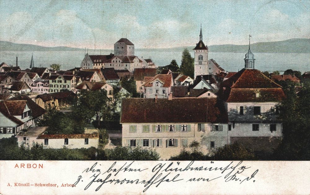 Arbon, Ansicht mit Schloss und Kirche (Gebraucht) in Bronschhofen für CHF 12 – mit Lieferung auf ...