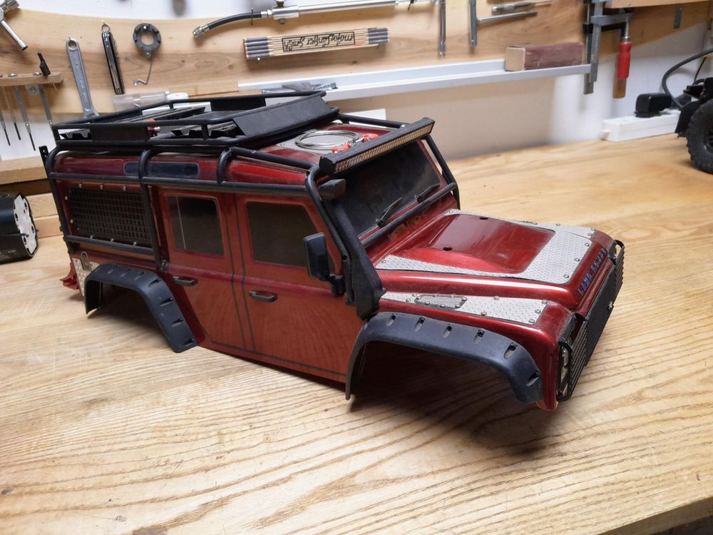 TRX 4 Defender Karosserie mit div. Anbauteilen und Licht-Set | Kaufen ...