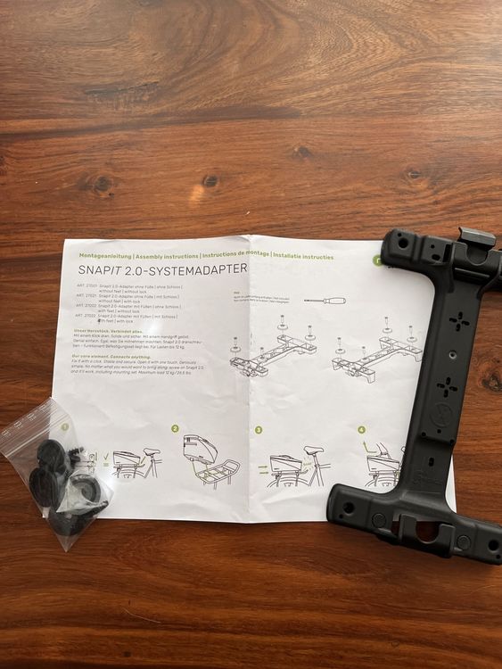 Racktime Snapit 2.0 systemadapter | Kaufen auf Ricardo