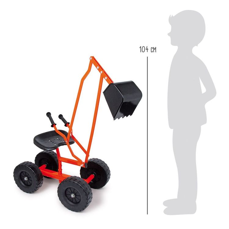 Bagger, Kinder- Sitzbagger mit Rädern (Neu und originalverpackt) in für ...