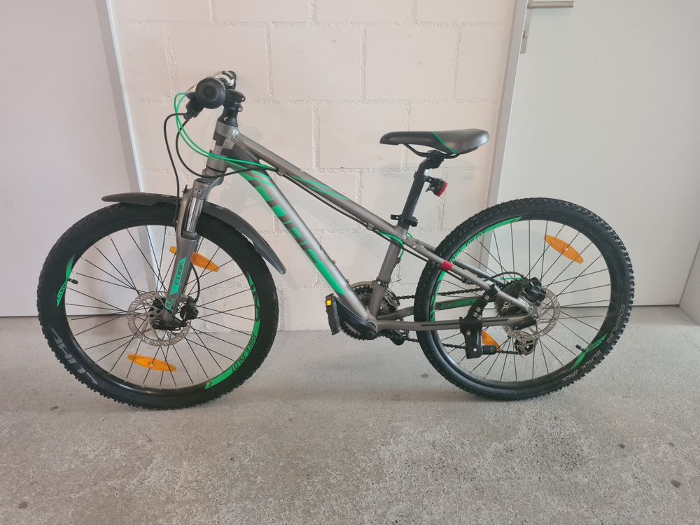Cube Kid 240 Disc grey´n´flashgreen | Kaufen auf Ricardo