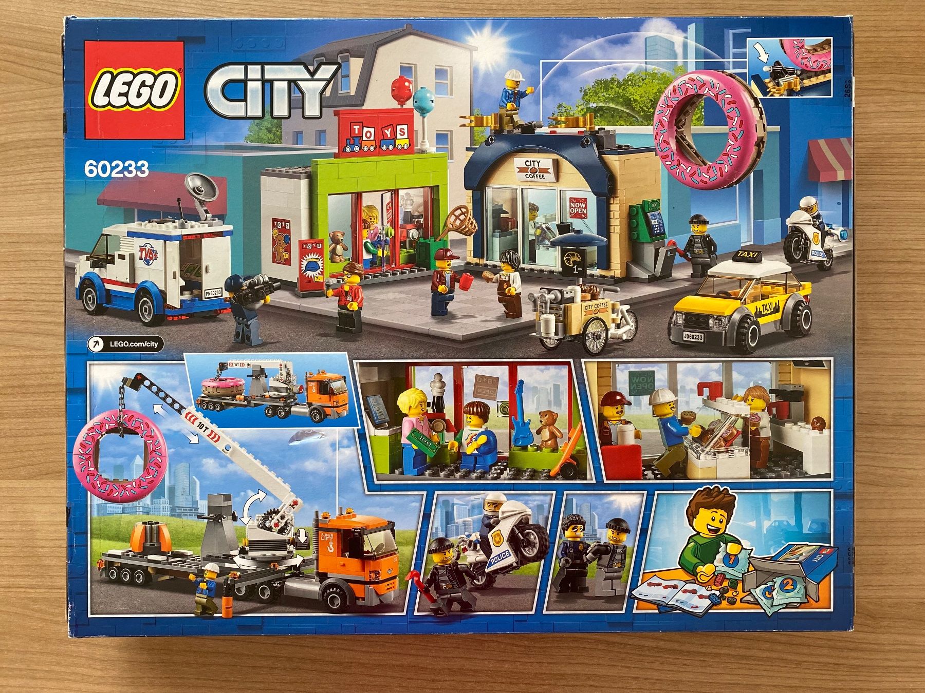 💥LEGO City 60233 Grosse Donut-Shop-Eröffnung NEU (Neuf avec emballage d ...