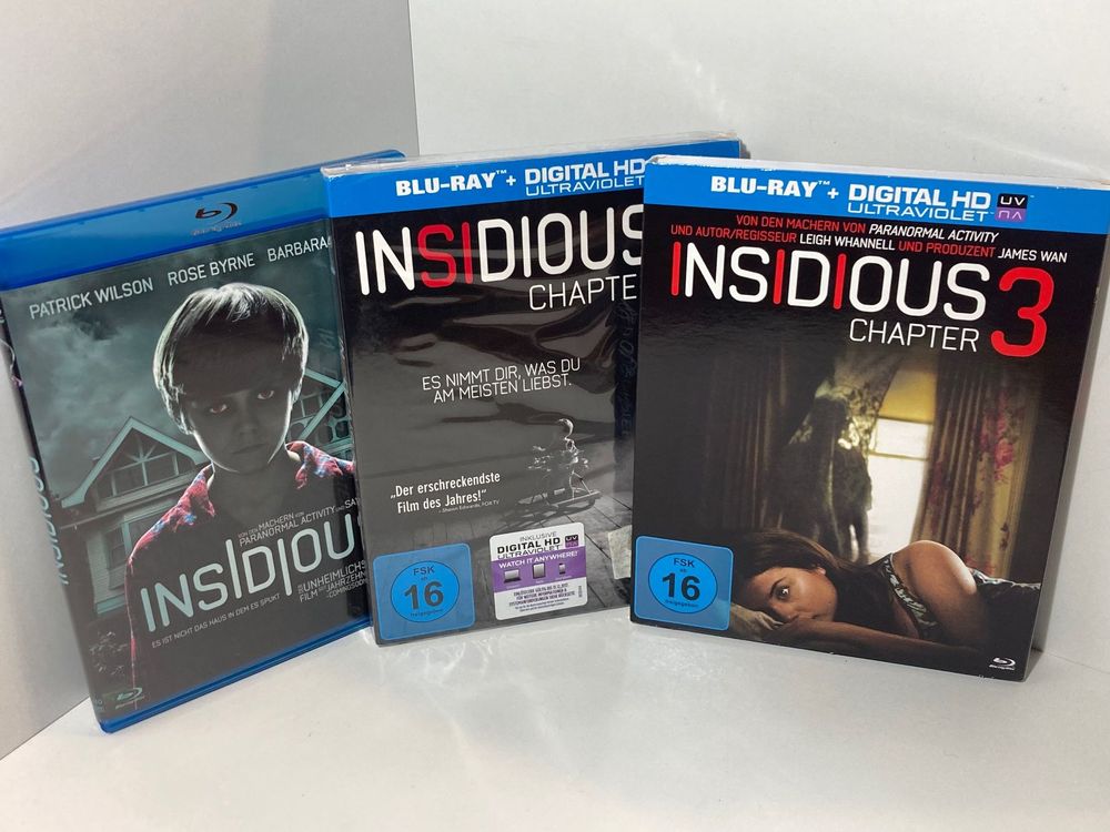 Insidious 1-3 Blu Ray ( Teil 2 OVP ) | Kaufen auf Ricardo
