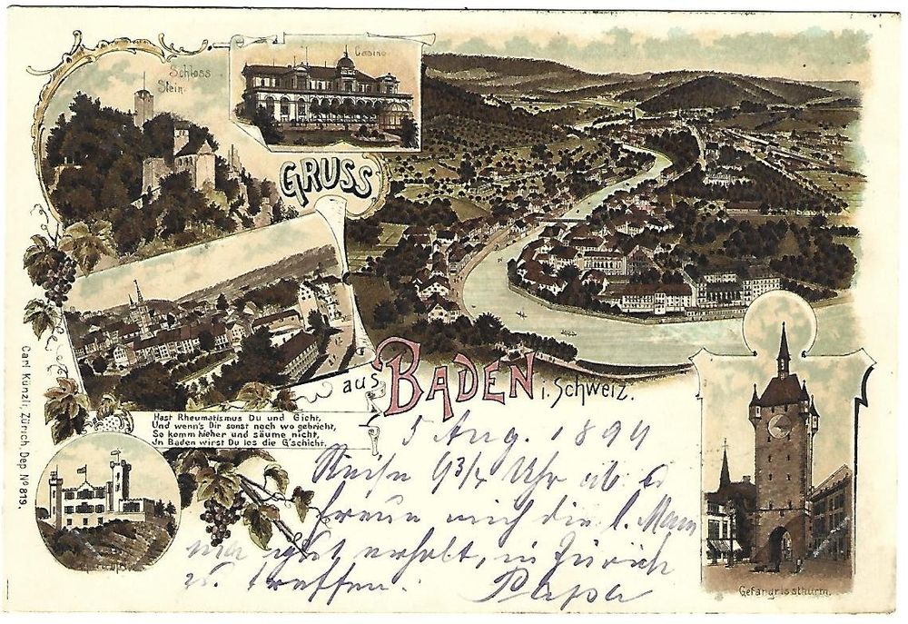 Baden Merbildlitho (Gebraucht) in Wetzikon ZH für CHF 12 – mit Lieferung auf Ricardo kaufen