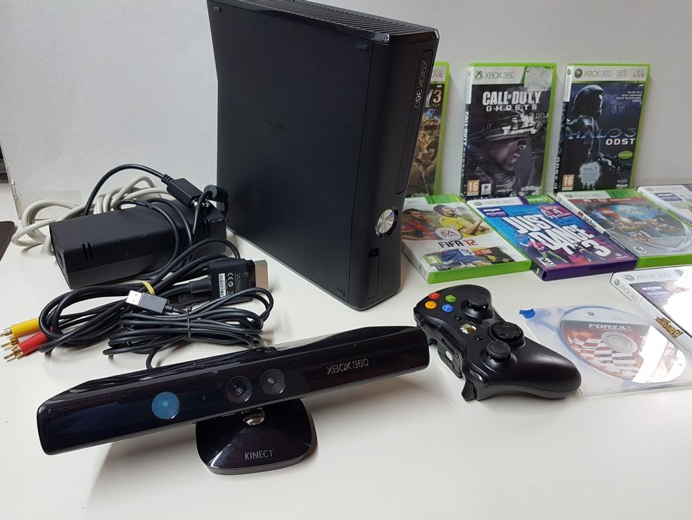 XB 360 Konsole mit Kinect Sensor und Spiele (Gebraucht) in Schüpfheim ...