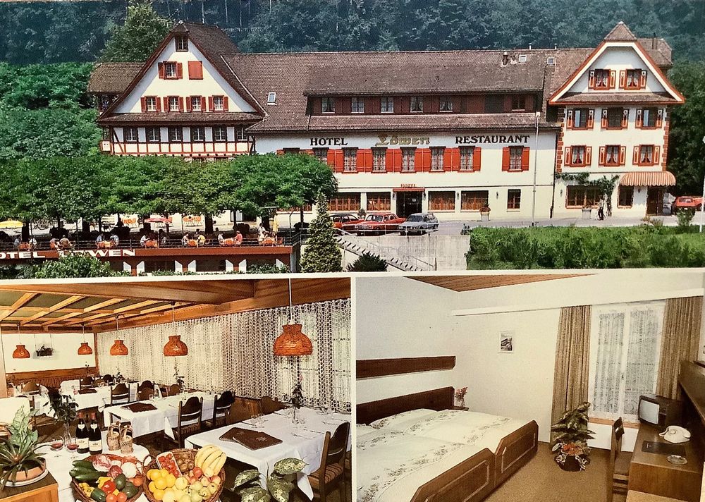 Alte Werbekarte Luzern Ebikon Hotel & Restaurant Löwen (Gebraucht) in Root für CHF 3 – mit ...