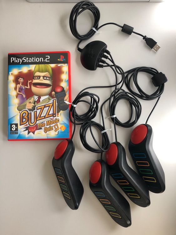 Buzz Spiel mit Buzzern - PS2 (Gebraucht) in St.gallen für CHF 11.5 ...