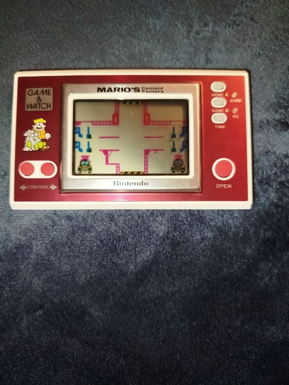 Retro Game & Watch Mario's Cement Factory Nintendo Topp!!! (Gebraucht ...