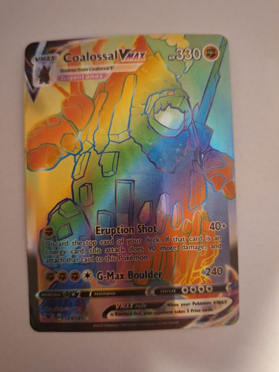 Coalossal VMAX Rainbow Rare | Kaufen auf Ricardo