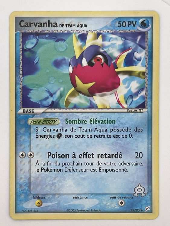 Carvanha 25/95 Pokémon Team Aqua vs Team Magma | Kaufen auf Ricardo