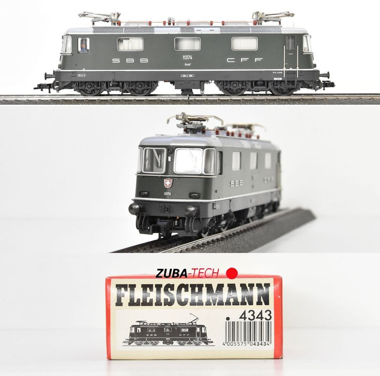 Fleischmann 4343 E-Lok Re 4/4 II SBB H0 GS Analog mit OVP (Gebraucht ...