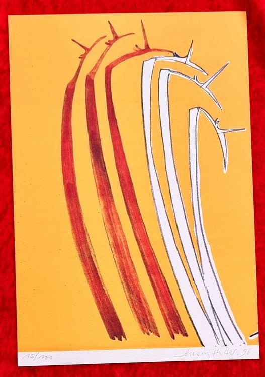 Schang Hutter. Original-Lithografie. Handsigniert&nummeriert | Kaufen ...