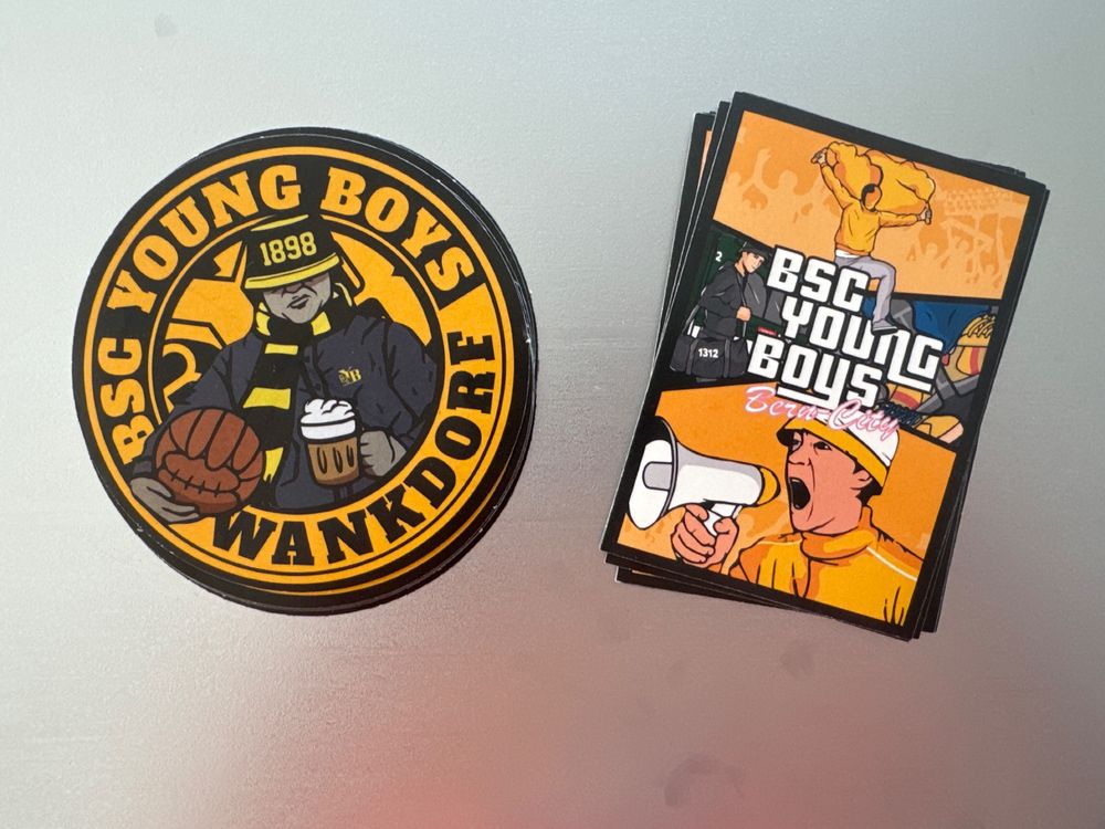 20 Bsc Yb Sticker Ostkurve (Gebraucht) in Zofingen für CHF 15 – mit ...