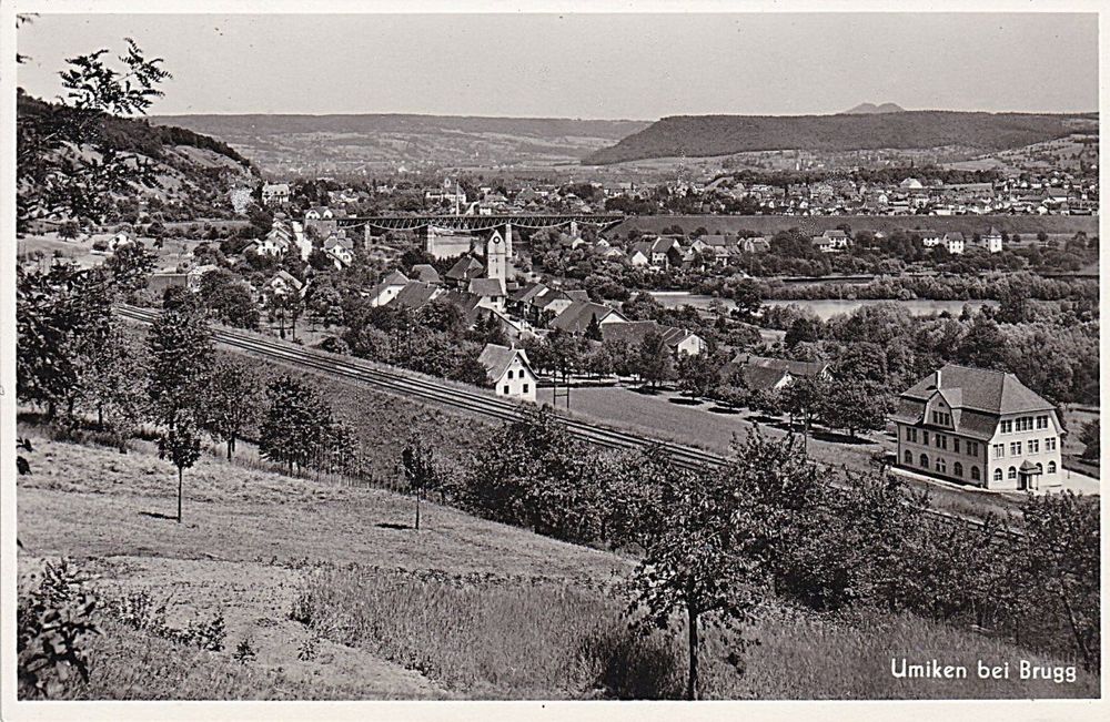 Brugg AG Umiken Flugaufnahme , ca.1940 | Kaufen auf Ricardo