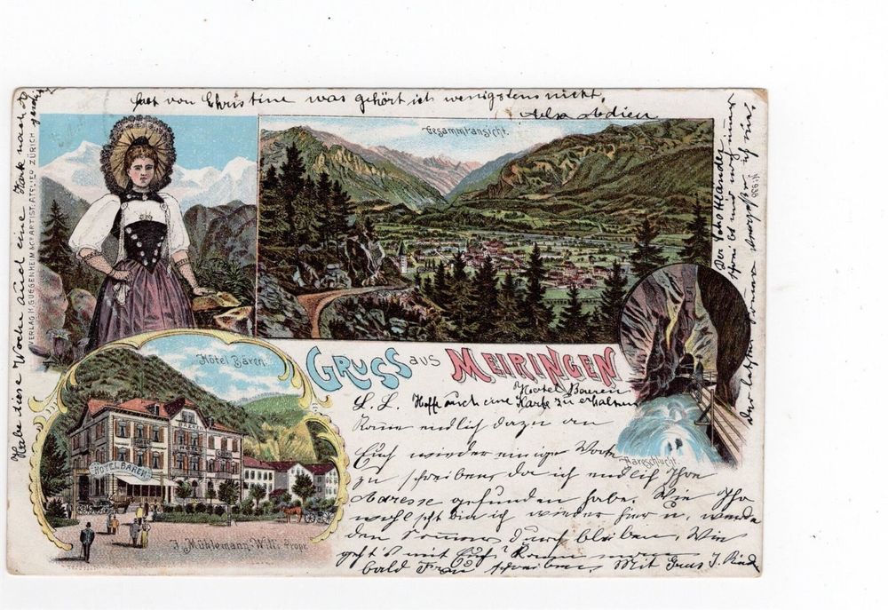 Meiringen Litho 1900 | Kaufen auf Ricardo