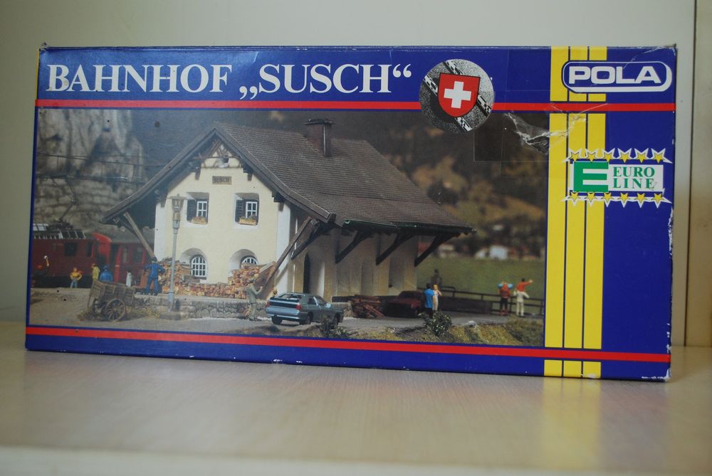 Pola H0 / H0m 740 RhB Bahnhof Susch | Kaufen auf Ricardo