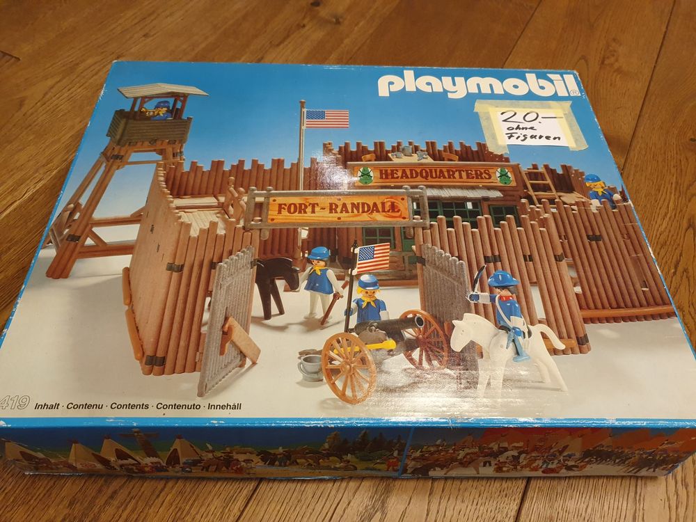 PLAYMOBIL FORT RANDALL 3419 VINTAGE SET | Kaufen auf Ricardo