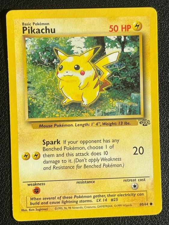 Pikachu 60/64 Pokémon Jungle (Neu (gemäss Beschreibung)) in Uster für ...
