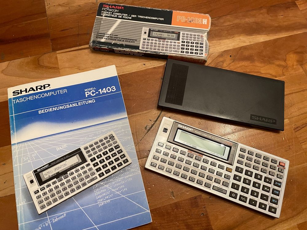Sharp PC-1403H Pocket Computer Wiss. Taschenrechner wie TI (Gebraucht) in Zürich für CHF 120 ...