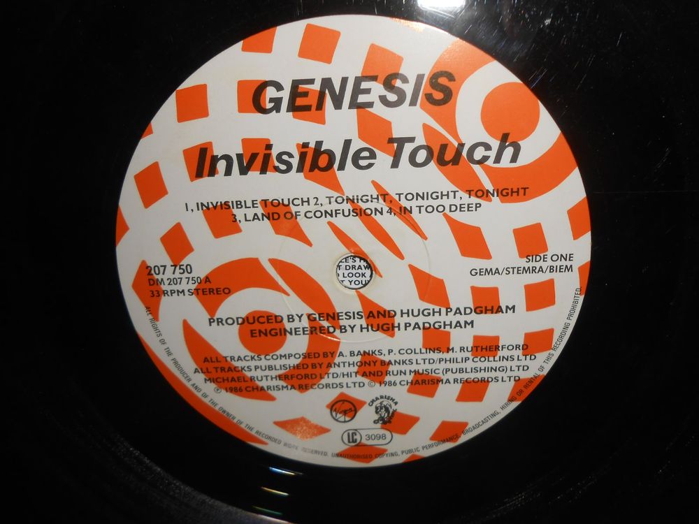 LP; Genesis-Invisible Touch 1986 | Kaufen auf Ricardo