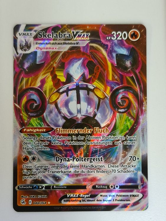 Pokemon Skelebra Vmax 040/264 deutsch | Kaufen auf Ricardo