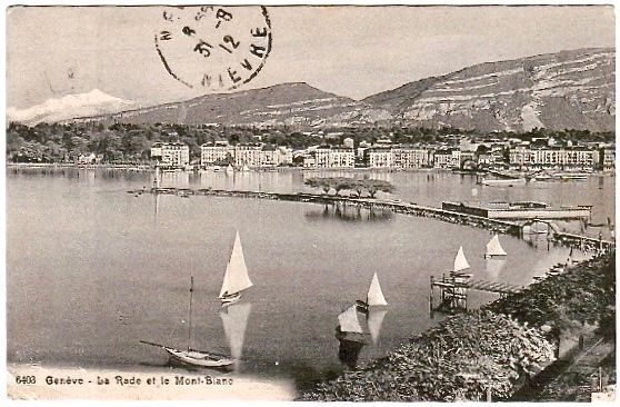 GENÈVÈ - La Rade et le Mont-Blanc ca. 1910 | Kaufen auf Ricardo