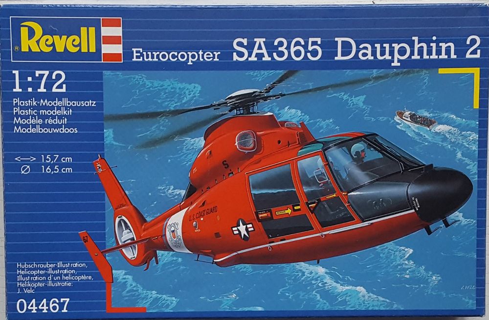 Neuwertiger Revell-kit: Eurocopter SA365 Dauphin2 (1/72) | Kaufen auf Ricardo